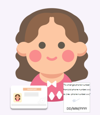 Changing phone number via application – Support Center | Z.com EX