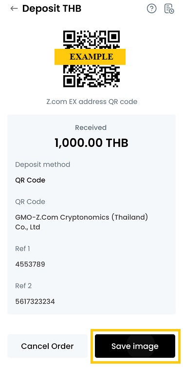 Thai baht (THB) deposit by QR Payment via application – Support Center ...