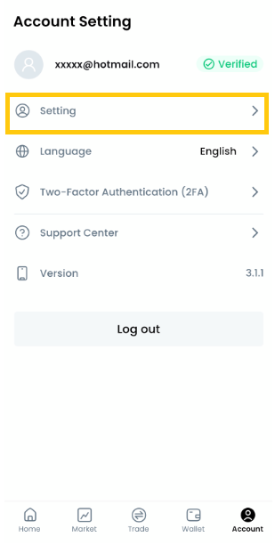 Adding bank account via application – Support Center | Z.com EX