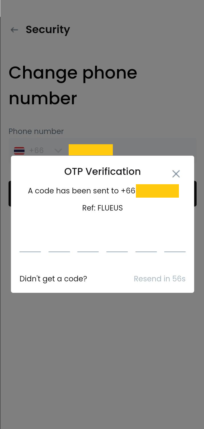 Changing phone number via application – Support Center | Z.com EX