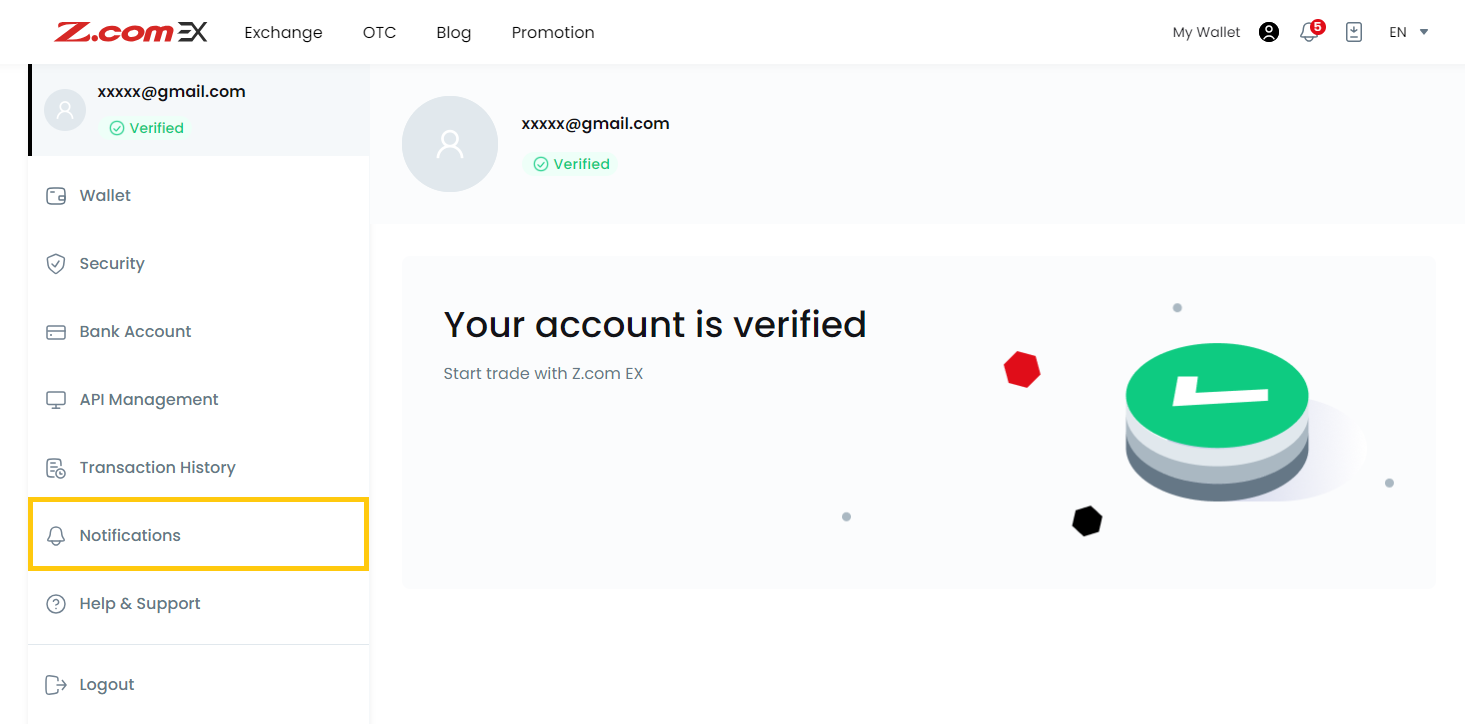 Manually setting notifications via the website – Support Center | Z.com EX Manually setting notifications via the website – Support Center | Z.com EX