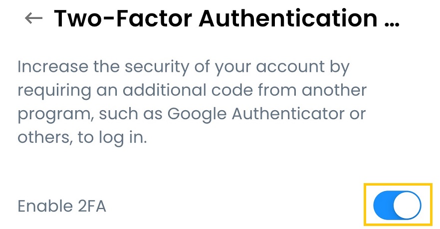How to disable 2FA on application – Support Center | Z.com EX