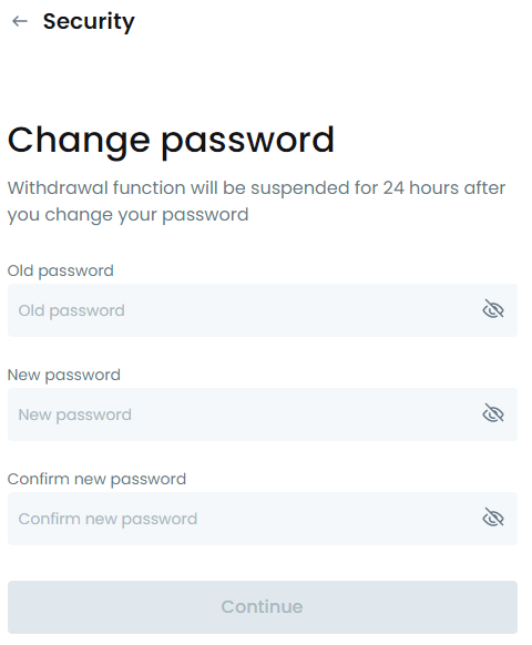 Resetting password on website – Support Center | Z.com EX