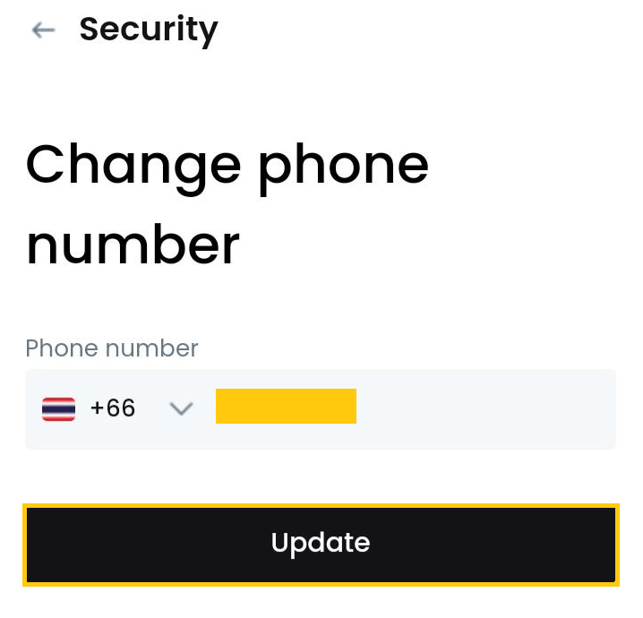 Changing phone number via application – Support Center | Z.com EX