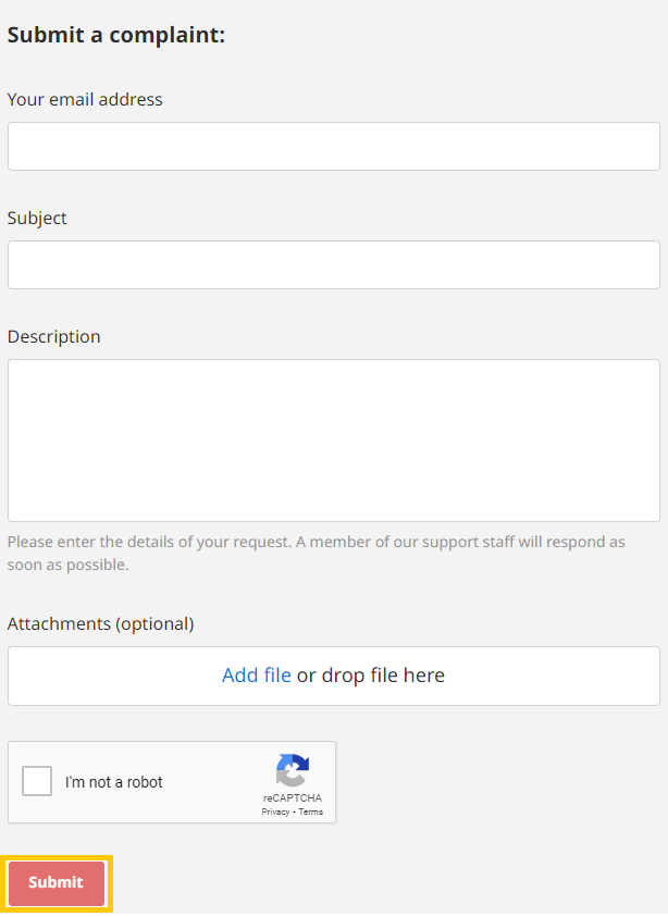 How to raise complaints – Support Center | Z.com EX